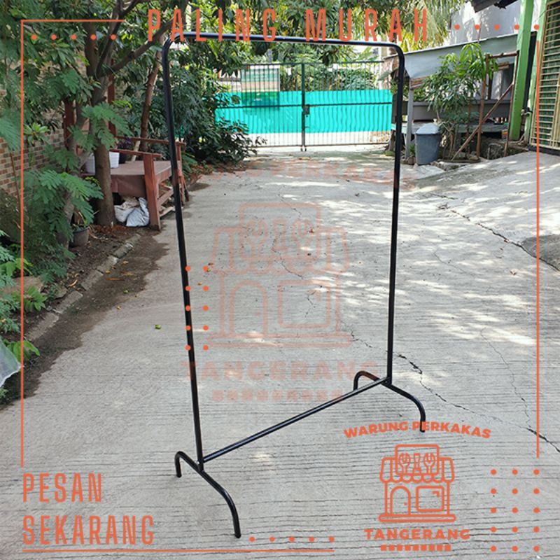 Jual Gawangan / Stand Hanger / Gantungan Baju Simple PRODUK LOKAL ...