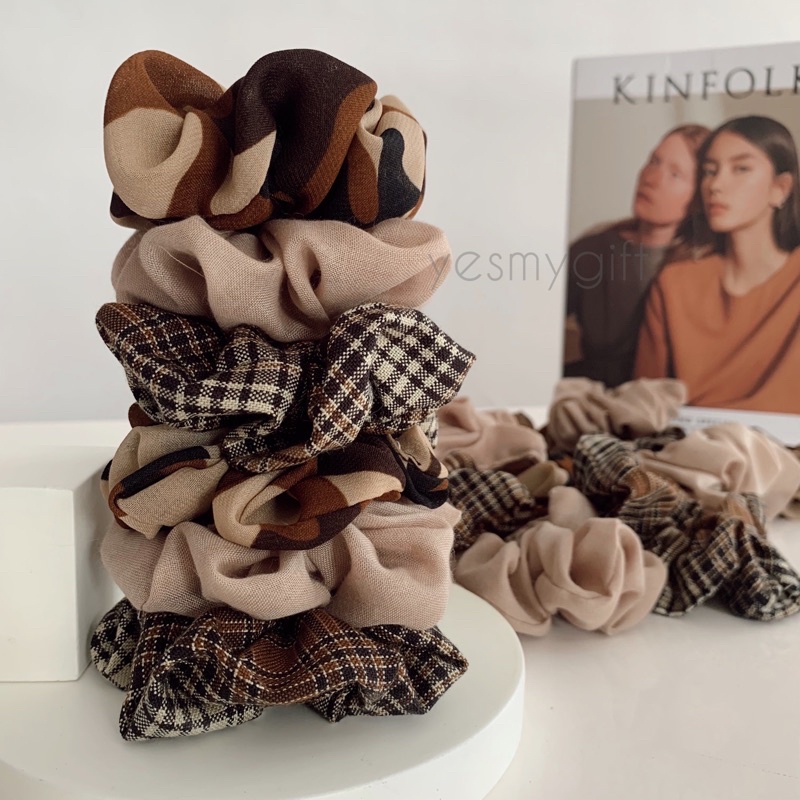 Jual SCRUNCHIE IKAT RAMBUT MURAH (beli satuan) | Shopee Indonesia
