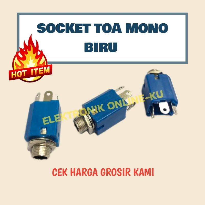 Jual SOCKET AKAI MONO SEGI BIRU | Shopee Indonesia