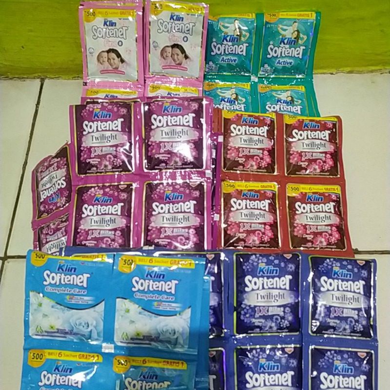 Jual SoKlin Softener 14ml/Renceng Isi 12 Saset | Shopee Indonesia
