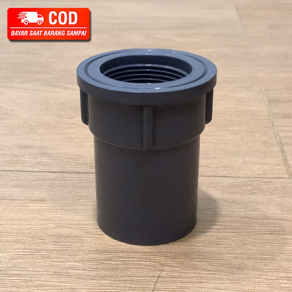 Jual SOCKET PVC DRAT DALAM 1.5 INCH RUCIKA (AW) | Shopee Indonesia