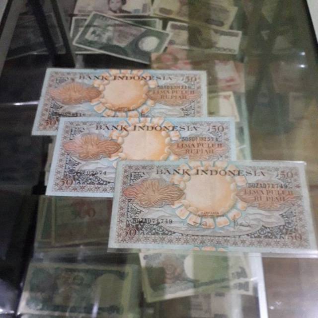Jual Uang kuno 50 rupiah seri bunga | Shopee Indonesia