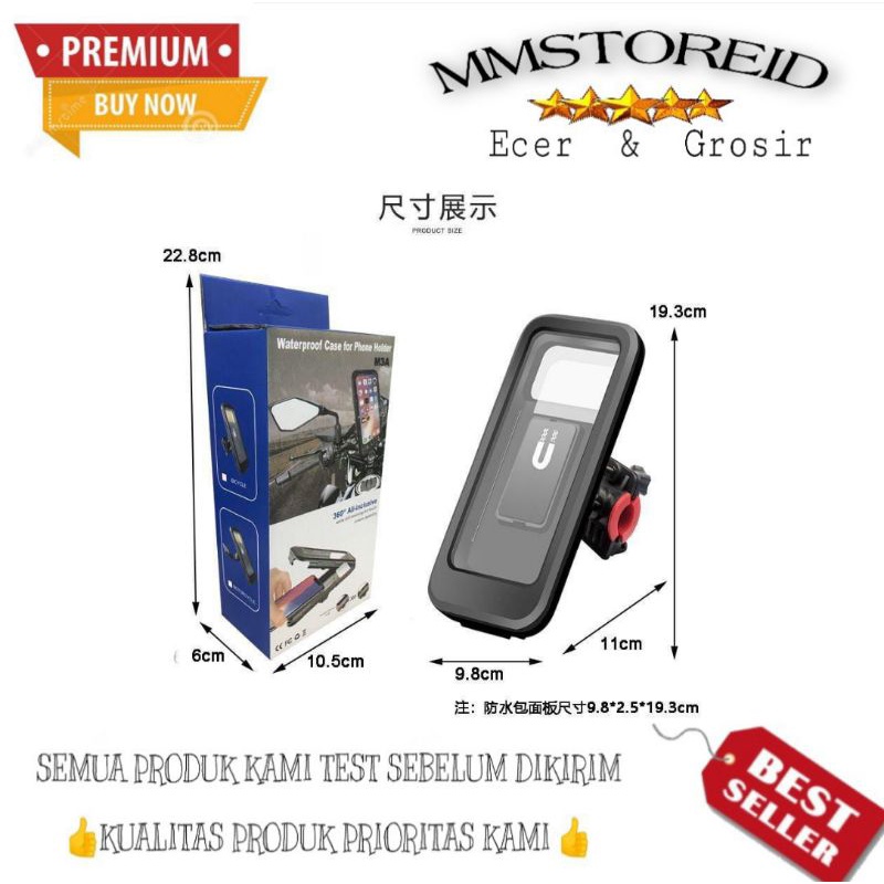 Jual MM - Holder stang motor CY-02 / holder handphone stang / Holder hp ...