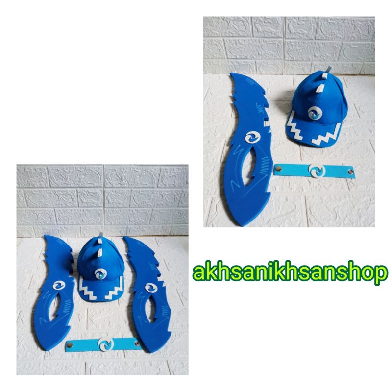 Jual Pedang boboiboy ice blaze dan Topi boboiboy ice blaze murah ...