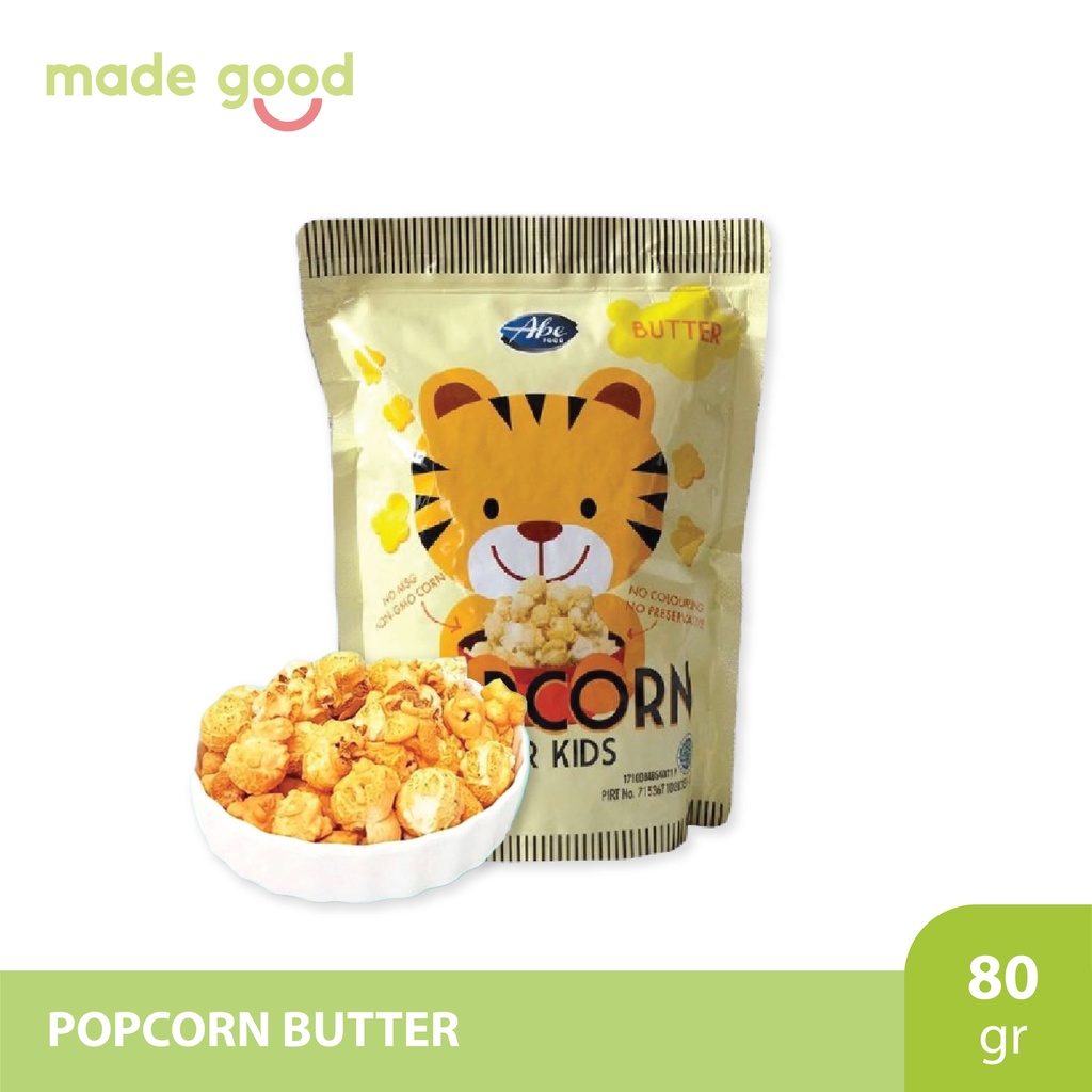 Jual Abe Food Popcorn For Kids Snack Anak 80 Gram | Shopee Indonesia