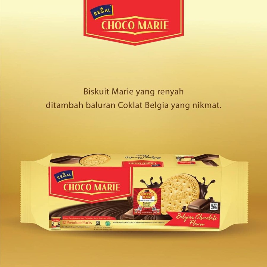 Jual Biskuit Choco Marie Belgian Chocolate Flavor 96GR (12'S) | Shopee ...