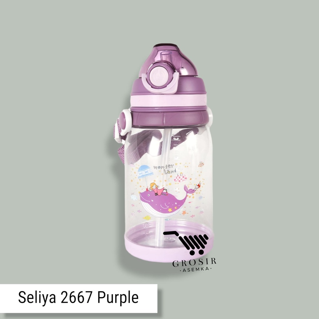 Jual BOTOL MINUM ANAK KARAKTER BINATANG LAUT 550ml Dengan Tali Panjang BPA FREE - 2667 | Shopee ...