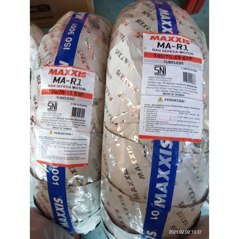 Jual Paket Ban Maxxis MA R1 Nmax 120/70-13 & 140/70-13 | Shopee Indonesia