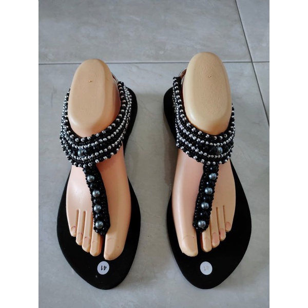 Jual Sendal Etnik Bali/boho/bohemian/sandal bali/sendal monte/oleh-oleh ...