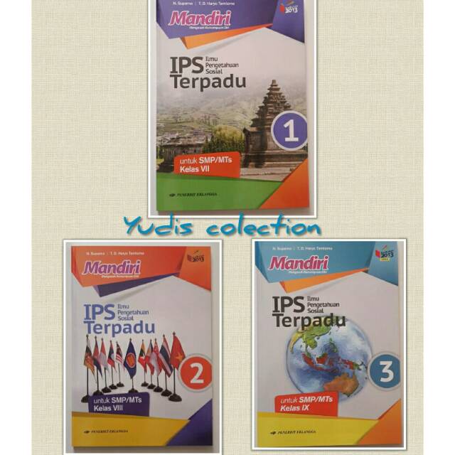 Jual Mandiri IPS TERPADU SMP/MTS kelas 7, 8, 9 Kurikulum 2013N revisi ERLANGGA | Shopee Indonesia