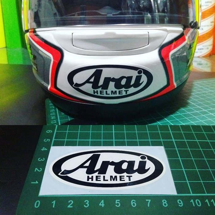 Jual Cutting Sticker logo Arai dagu 8cm | Shopee Indonesia