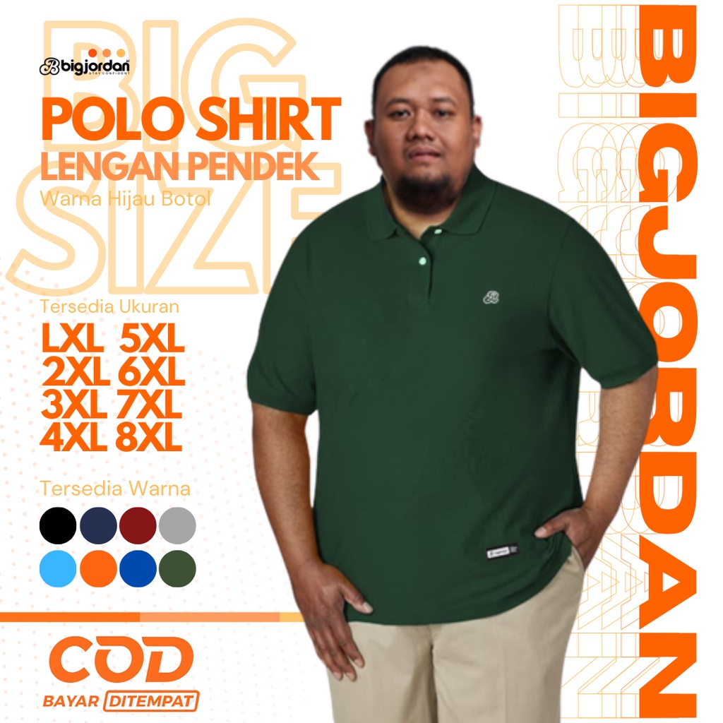 Jual Kaos Polo Pria big size 4xl 5xl 6xl 7xl 8xl polo shirt jumbo size xxxxl xxxxxl xxxxxxl ...