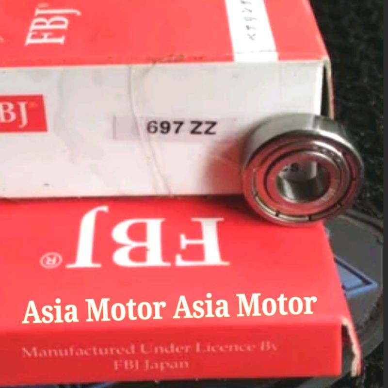 Jual Miniature Bearing 697 ZZ FBJ Ukuran 7x17x5 mm Bering Laher 697ZZ ...
