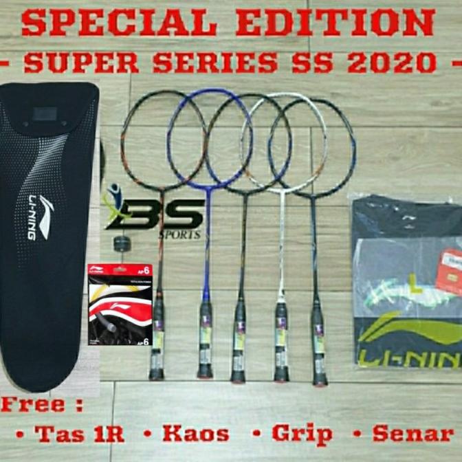 Jual RAKET BADMINTON LINING SUPER SERIES 2020 SS 2020 ORIGINAL 100% ...