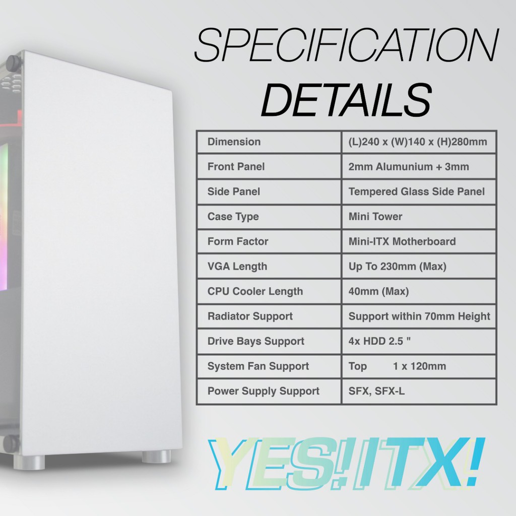 Jual METALFISH S3 PLUS ITX ALLUMINIUM PREMIUM CASE CASING METAL FISH ...