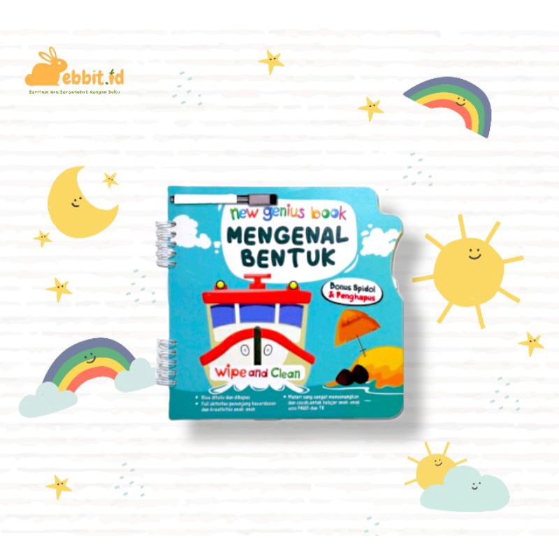 Jual New Genius Book (Huruf, Angka, Bentuk, dan Warna) | Shopee Indonesia
