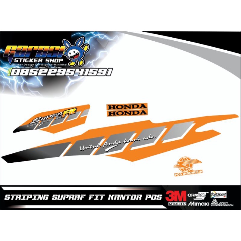 Jual striping supra fit kantor pos | Shopee Indonesia