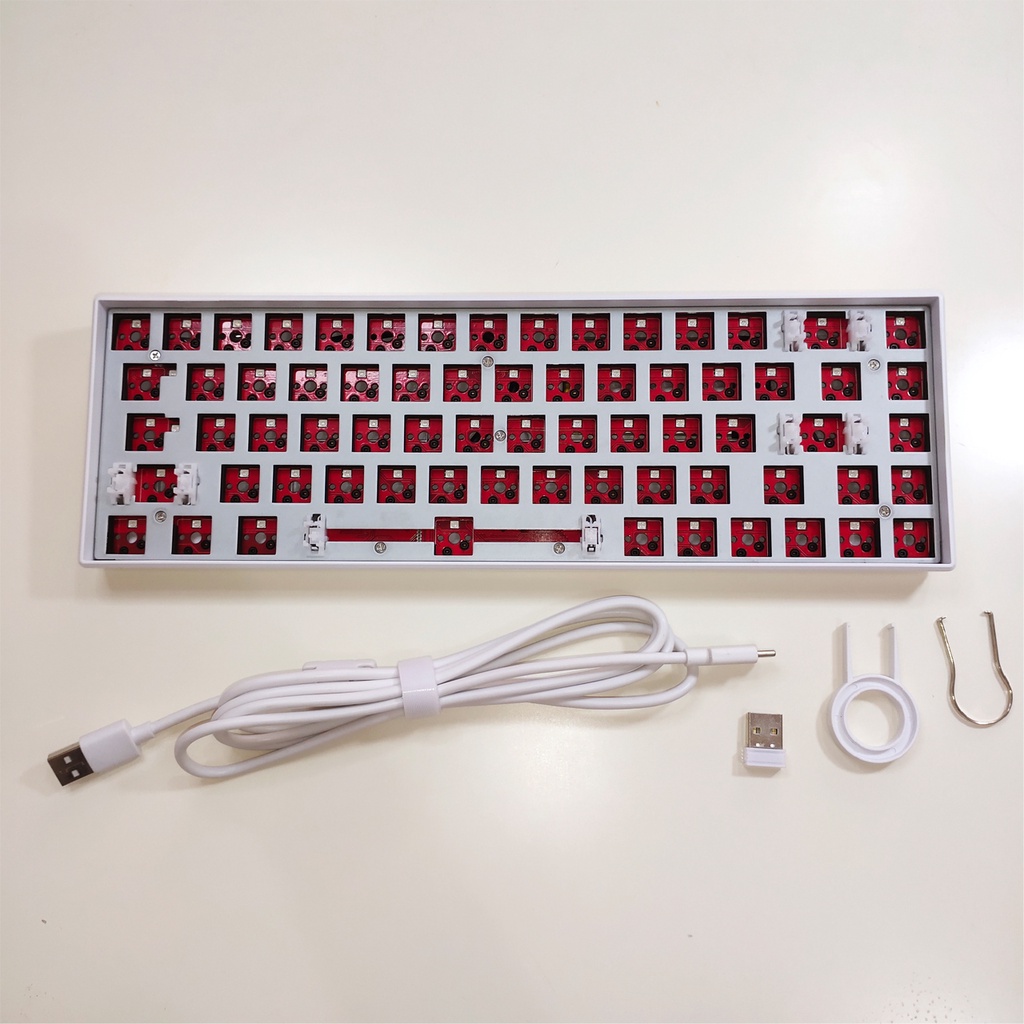 Jual Readson K3 Barebone Keyboard, Wireless 65% Layout 68 Keys Hot ...