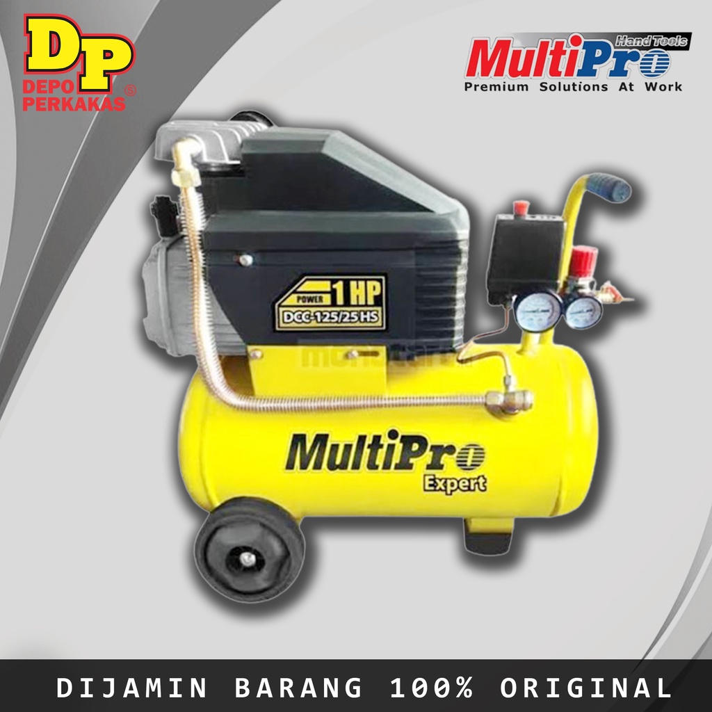 Jual Kompresor Multipro DCC-125/25 HS 1 Hp 25 Liter | Shopee Indonesia