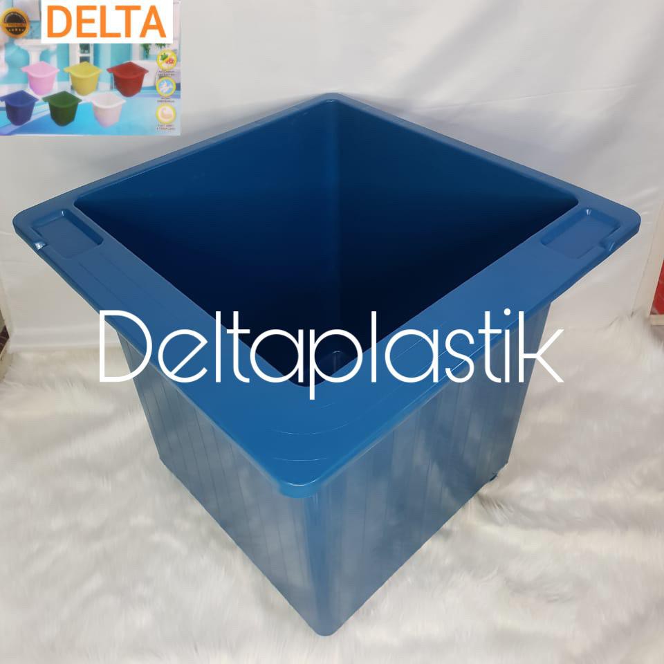 Jual BAK AIR MANDI KOTAK SEGI BESAR + T.SABUN BIRU TUA (130 LITER ...