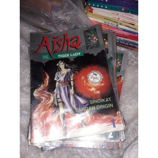 Jual AISHA TIGER LADY -- KOMIK SET (32 komik lebar) | Shopee Indonesia