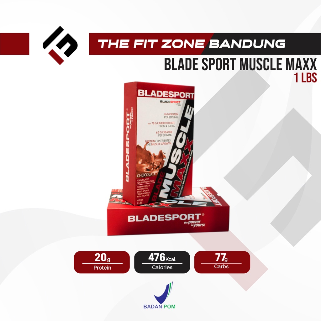 Jual Blade Sport Musclemaxx 454 gram 1 Lbs Weight Gainer Mass ORIGINAL PACK | Shopee Indonesia