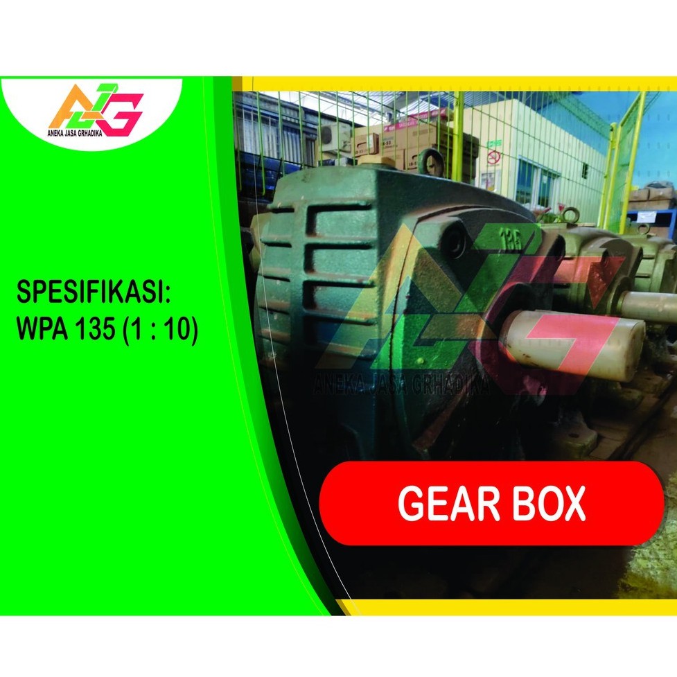 Jual GEAR BOX - WPA 135 ( 1 : 10 ) (MATERIAL/SPAREPART MESIN) | Shopee ...