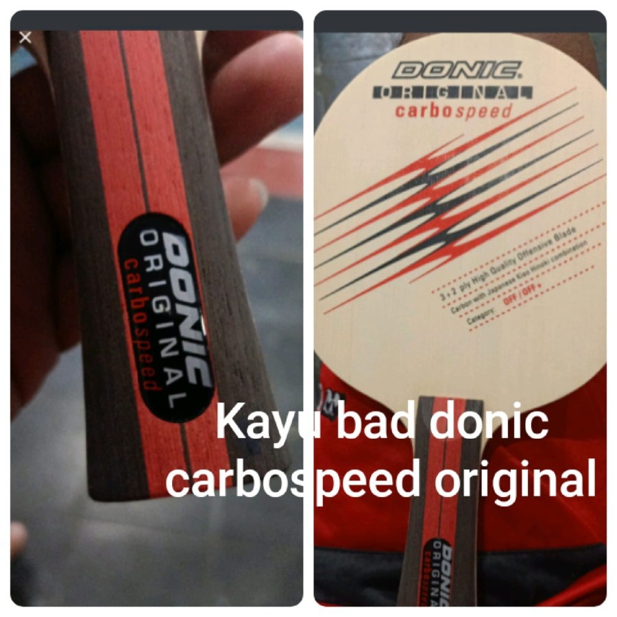 Jual Donic Ovtcharov CarboSpeed - Kayu/Bat/Bet Pingpong/Tenis Meja ORIGINAL | Shopee Indonesia