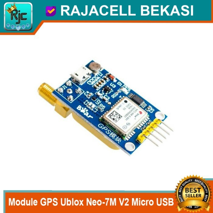 Jual Module GPS Ublox Neo-8N V2 Neo 8M Micro USB double antena for ...
