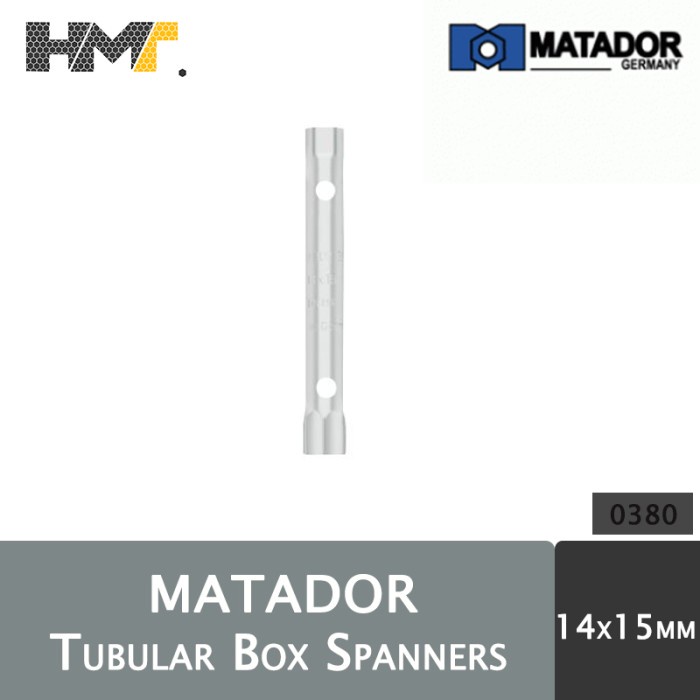 Jual MATADOR 0380 Tubular Box Spanners 14x15 x 140 mm | Shopee Indonesia