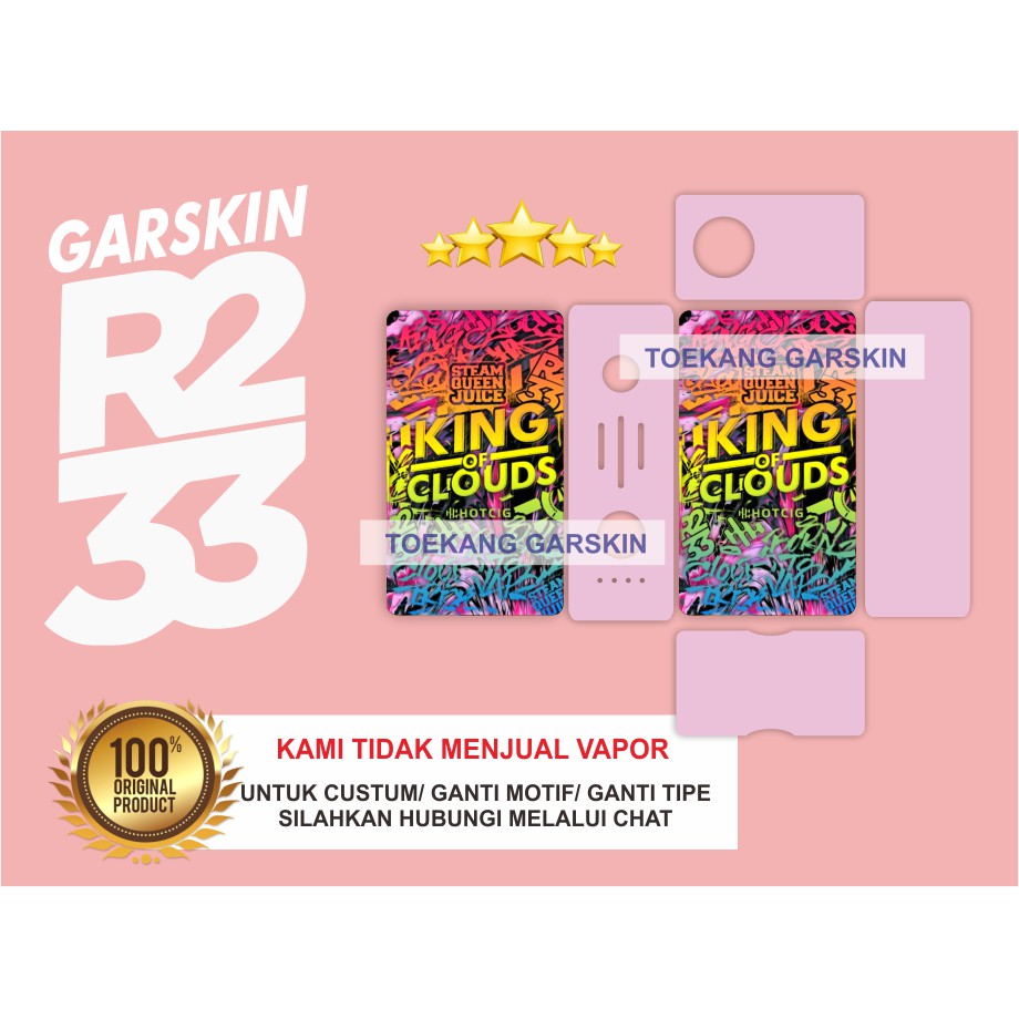 Jual GARSKIN R233 KING OF CLOUDS CEDITION PINK | Shopee Indonesia
