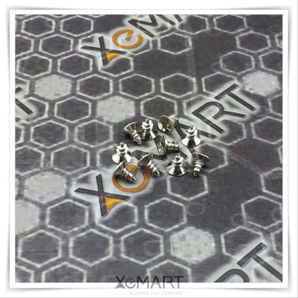 Jual [5 pcs.] Sekrup KA3x6 Countersunk Screw Flat 3mm x6mm Chrome ...