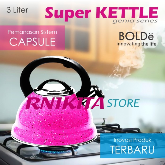 Jual [RESTOCK] SUPER KETTLE WHISTLING BOLDe - TEKO BUNYI GENIO SERIES ...