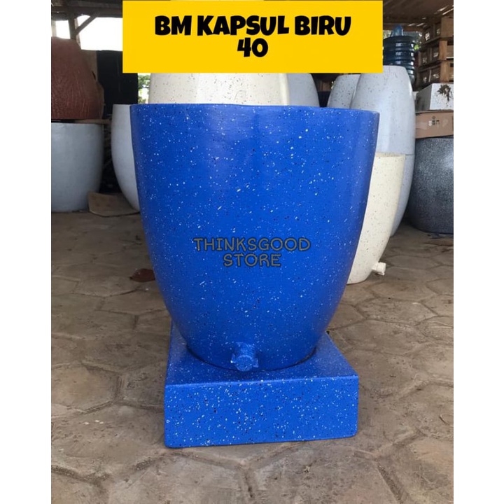 Jual BAK MANDI MODEL CAPSUL BIRU MINI TYPE 40 GUCI GENTONG SEMEN ...