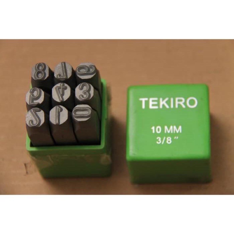 Jual Angka Ketok Uk. 1.5 mm ~ 12 mm Nomor Pukul 0 ~ 9 Isi 9 pcs ...