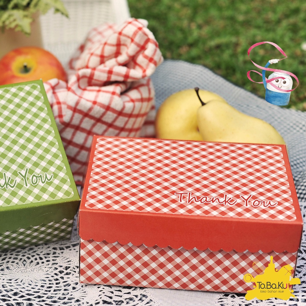 Jual Snack Box SB 11F Merah/Hijau (Pack isi 10pcs) | Shopee Indonesia