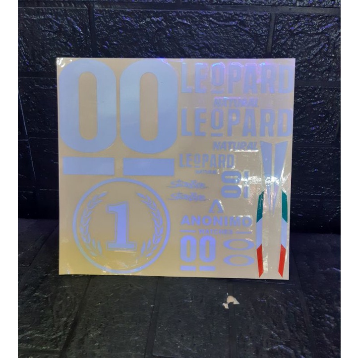 Jual STIKER HELM KYT TTC LEOPARD /RED BULL | Shopee Indonesia