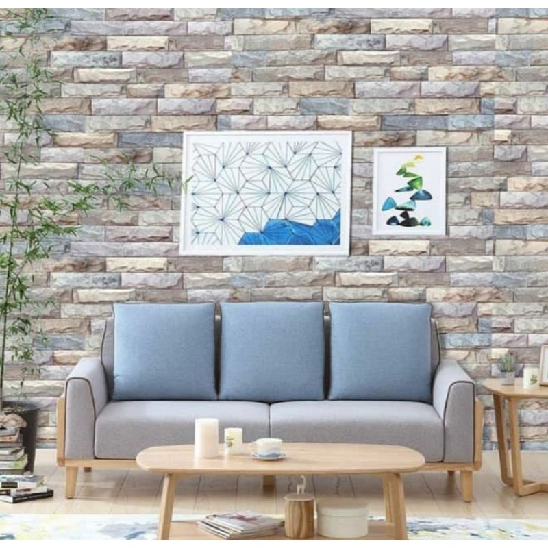 Jual Wallpaper Sticker Batu Alam | Shopee Indonesia