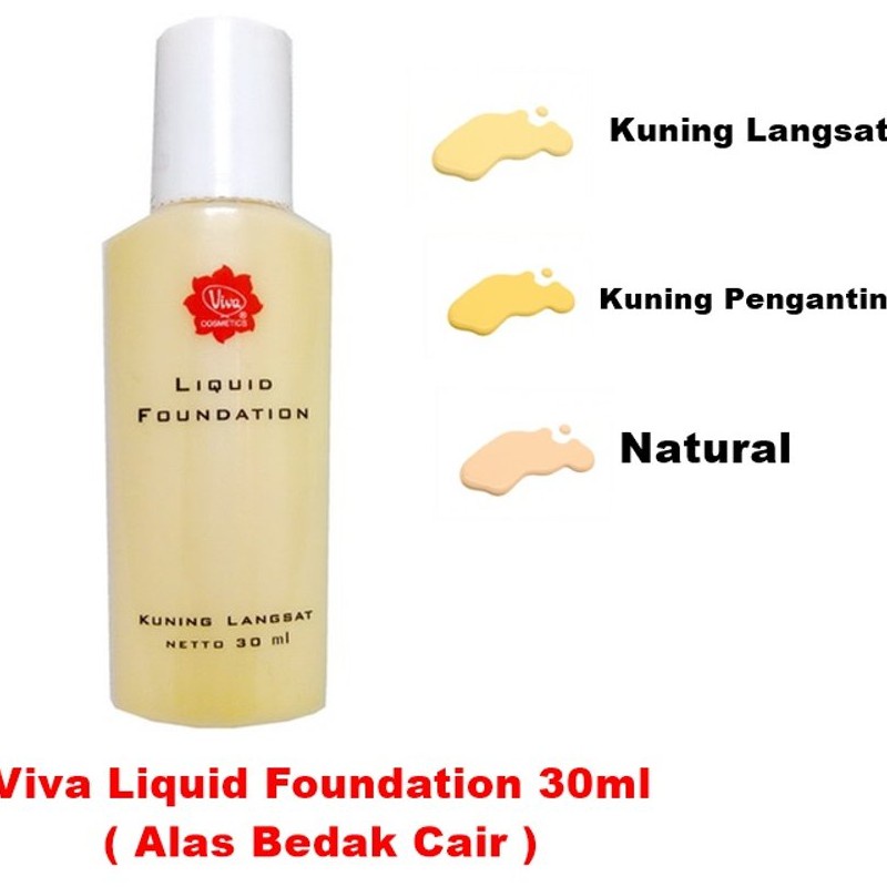 Jual VIVA Liquid Foundation 30mL ( alas bedak viva ) | Shopee Indonesia