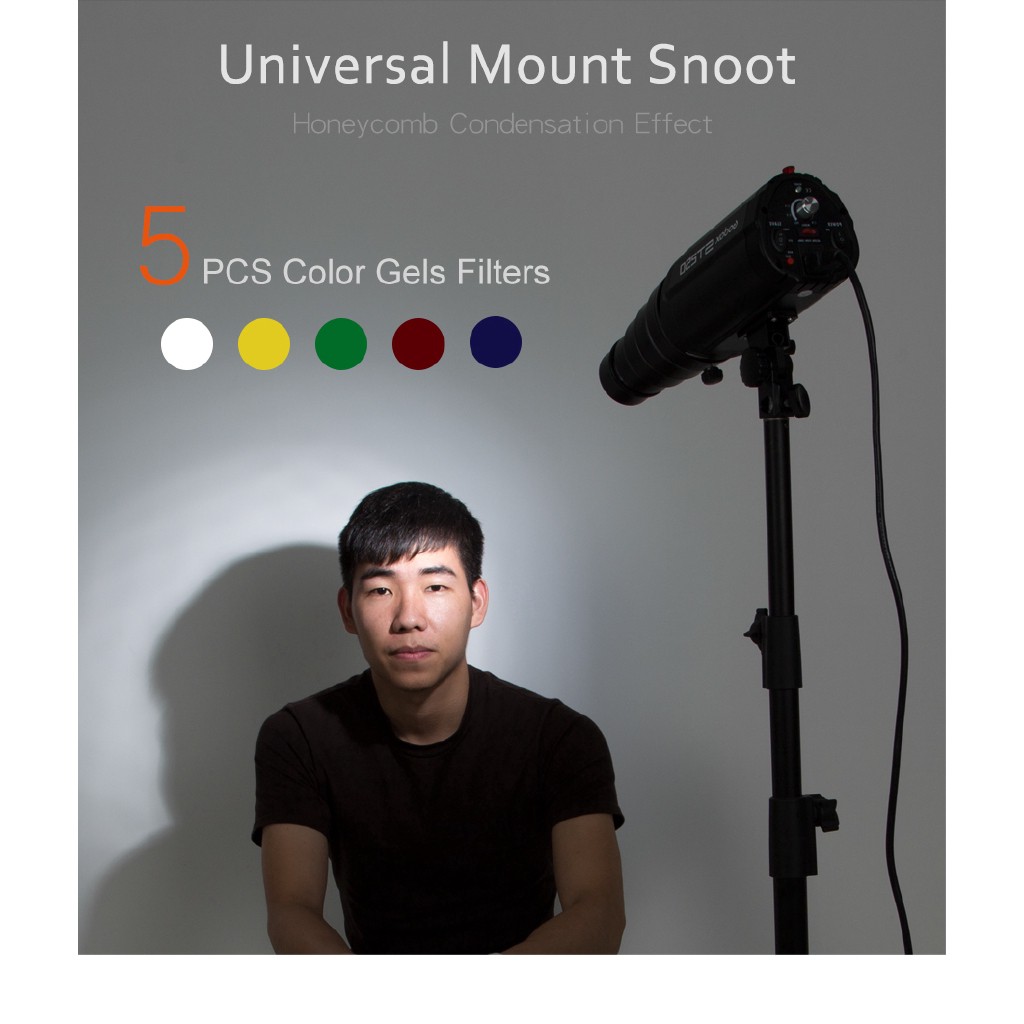Jual Bowens Mount Conical Snoot Honeycomb Large Snoot for Speedlight ...