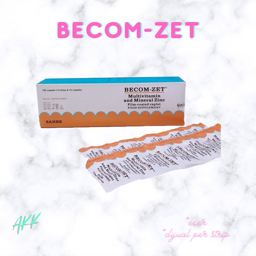 Jual BECOM-ZET STRIP 10 TABLET | Shopee Indonesia Jual BECOM-ZET STRIP 10 TABLET | Shopee Indonesia