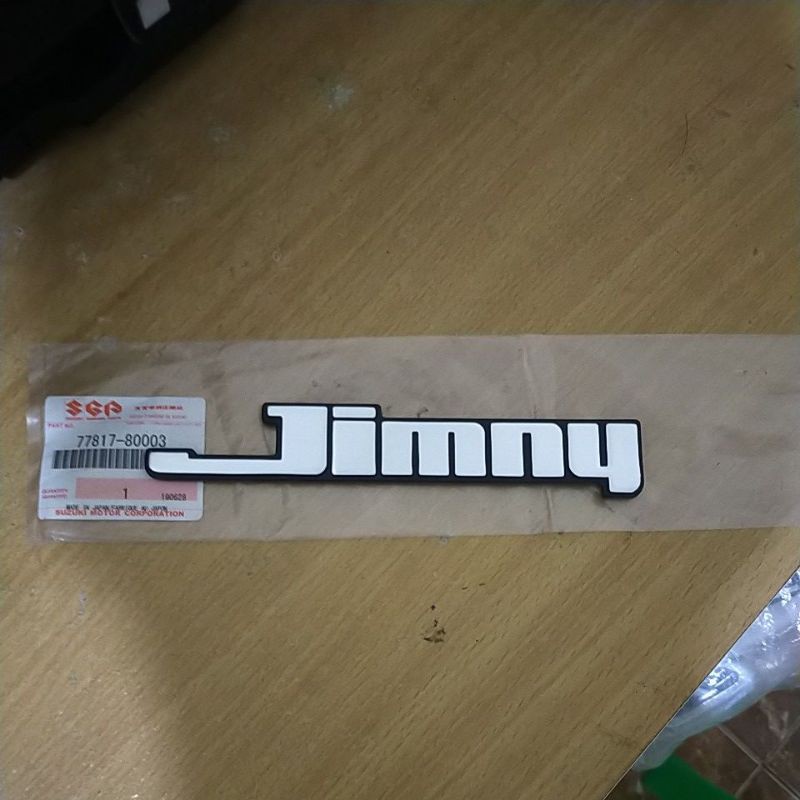 Jual Emblem Tulisan JIMNY Suzuki Jimny Katana Original SGP | Shopee Indonesia