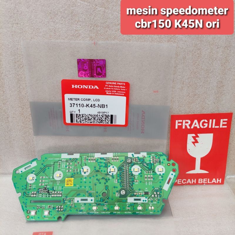 Jual MESIN SPEEDOMETER SPIDOMETER CBR150R ORIGINAL K45N | Shopee Indonesia
