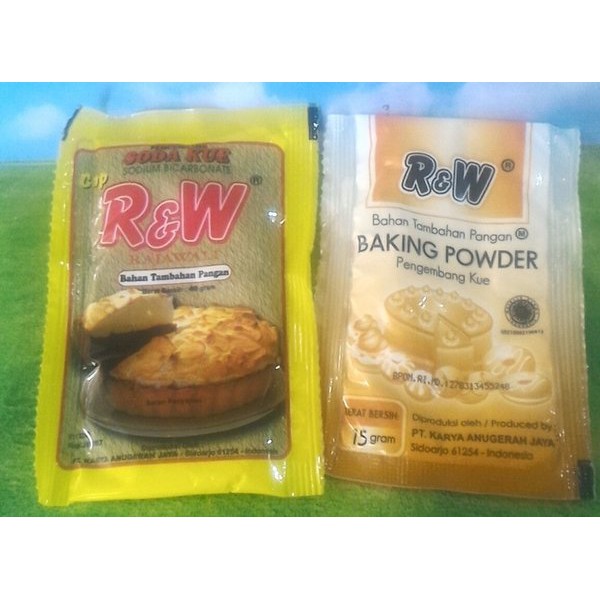 Jual BAKING POWDER DAN SODA KUE MERK RW. Kemasan Sachet dan Tube ...