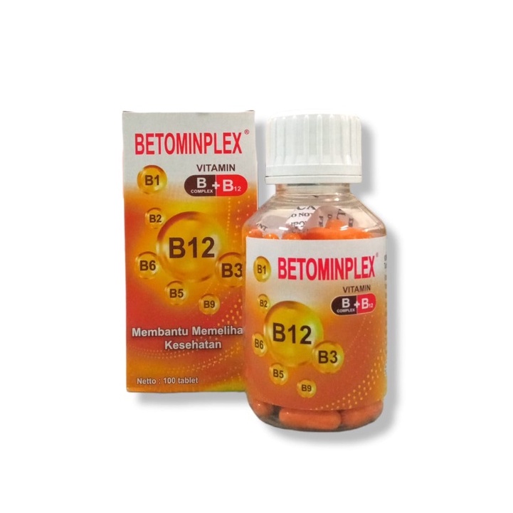 Jual BETOMINPLEX VITAMIN B COMPLEX PLUS B12 ARTO ISI 100 TABLETS ...