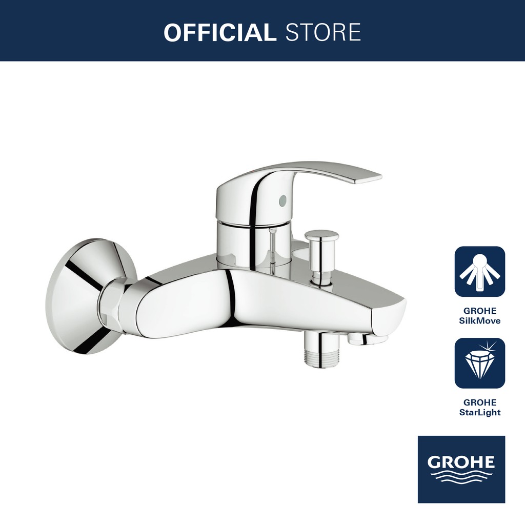 Jual GROHE Eurosmart Bath Mixer Chrome (33300002) | Shopee Indonesia