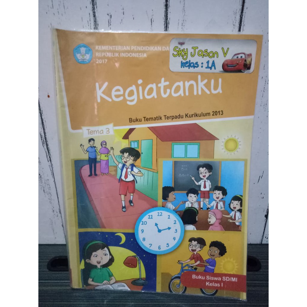 Jual Buku Siswa And Pr Tematik K13 Kelas 1 Sd Tema 3 Kegiatanku Bekas