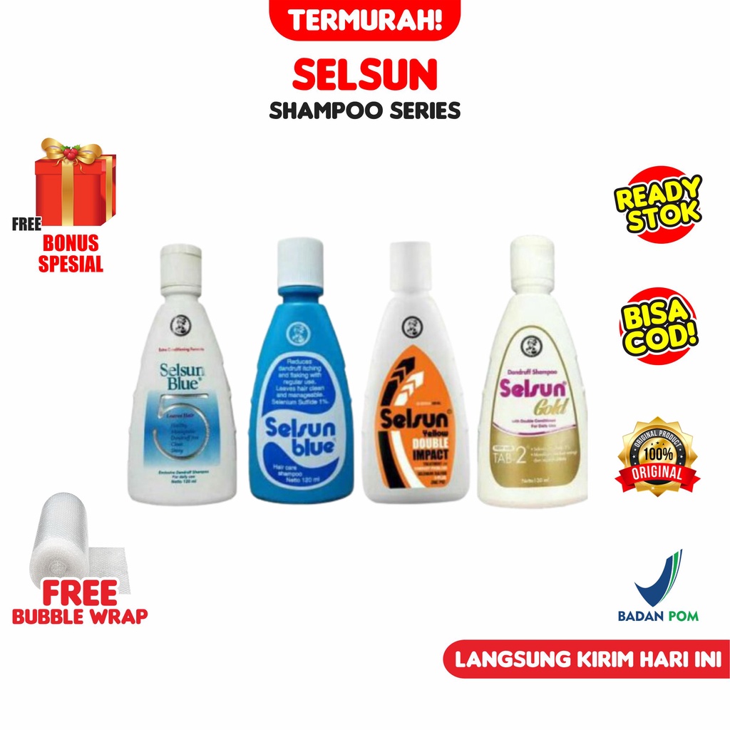 Jual Selsun Shampoo Series [COD] | Sampo Anti Ketombe Blue Yellow ...