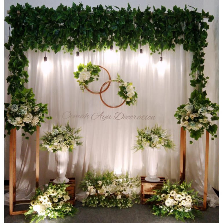 Jual DEKORASI MINIMALIS | BACKDROP BUNGA ARTIFICIAL | Shopee Indonesia