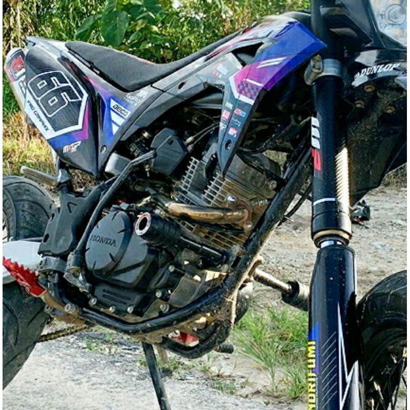 Jual FRAME SLIDER KLX 150 S L G/DTRACKER / CRF150L /WR155 PNP | Shopee ...